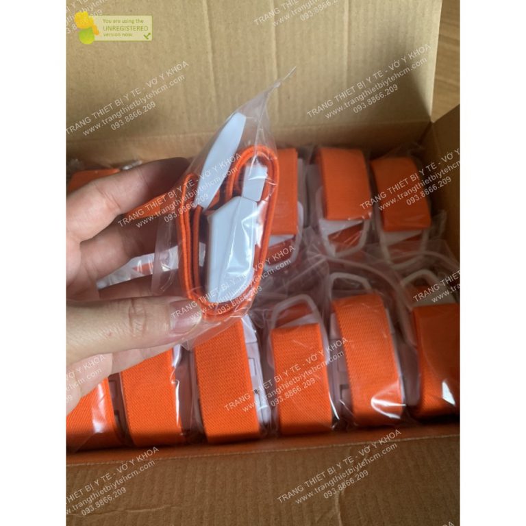 Dây garo có khóa nhựa và không khóa (loại tốt) dùng lấy máu trong bệnh ...